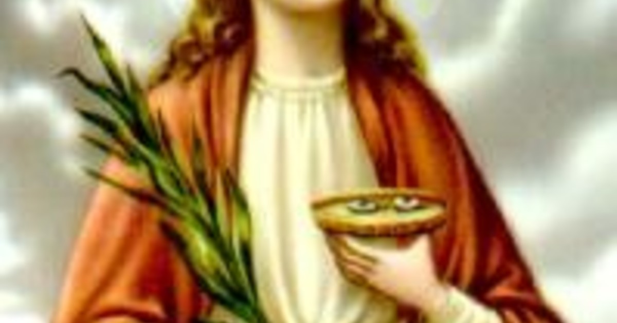 Memoria de Santa Lucia, virgen y mártir | Kerygma Comunidad Misionera